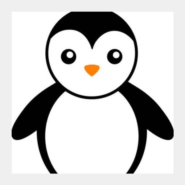 Cute Pengiun Square Art Prints PosterGully Specials
