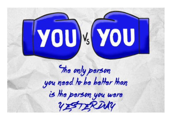 You Vs. You Wall Art| Buy High-Quality Posters and Framed Posters ...