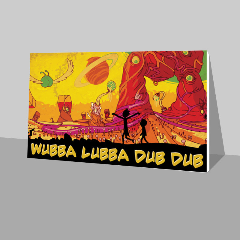 Rick-and-morty Wall Poster Stick Ons – PosterGully