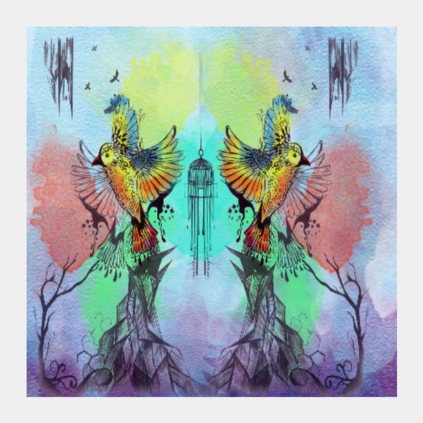 Spirit Of Freedom Square Art – PosterGully