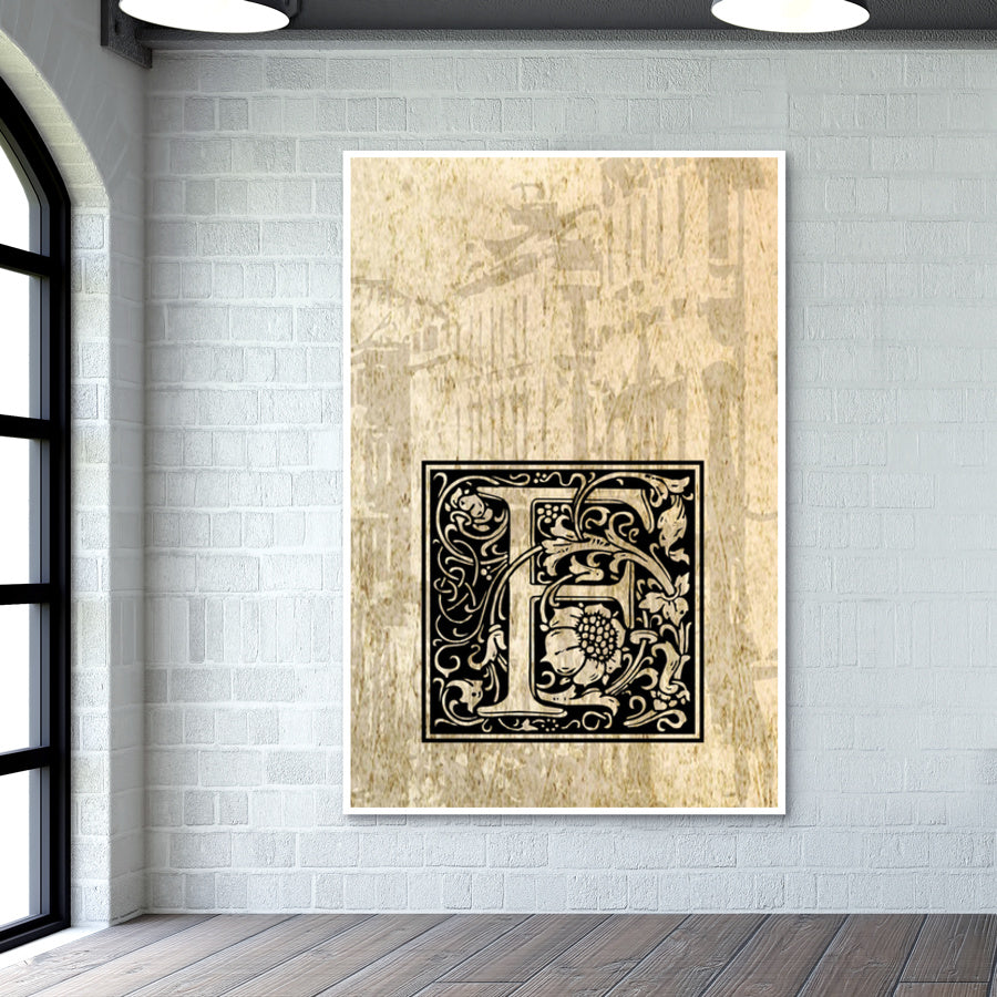 Ornate F Wall Art| Buy High-Quality Posters and Framed Posters Online ...
