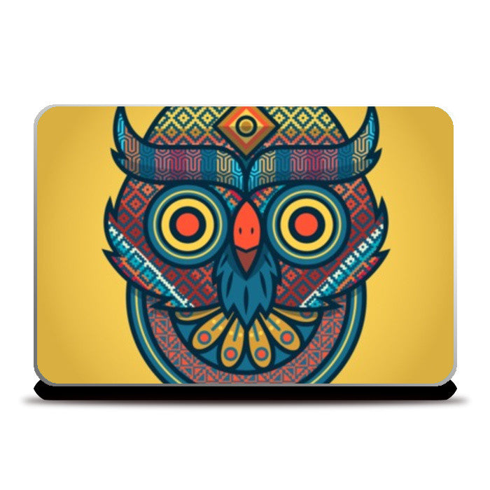 Trippy Owl Laptop Skins| Buy High-Quality Posters and Framed Posters ...