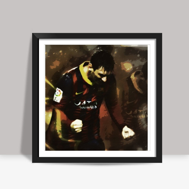 Messi. Square Art Prints| Buy High-Quality Posters and Framed Posters ...