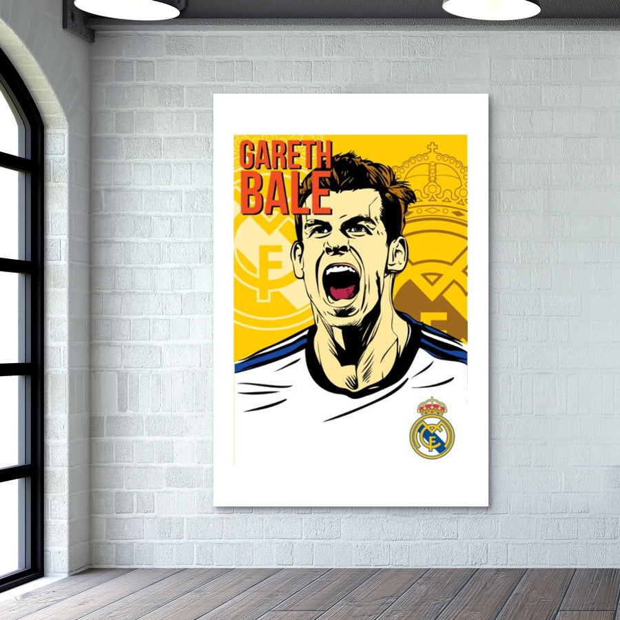 Gareth Bale Art| Buy High-Quality Posters and Framed Posters Online ...