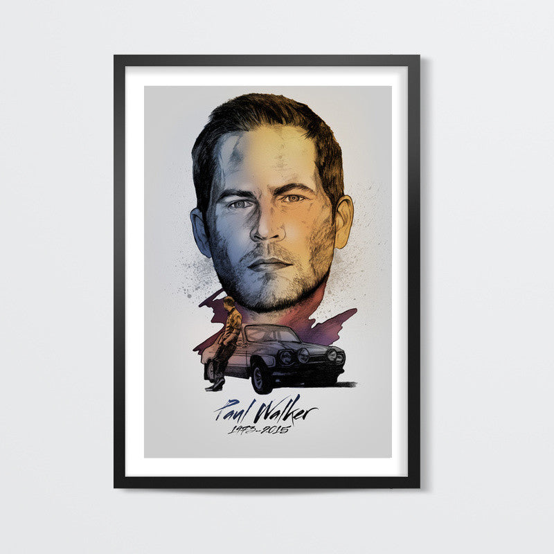 Paul Walker Tribute Wall Art| Buy High-Quality Posters and Framed ...
