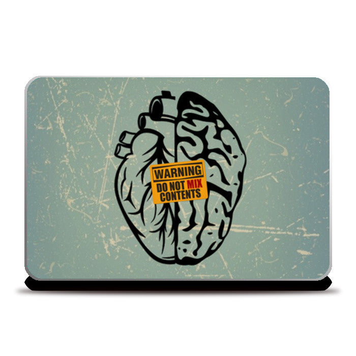 Heart & Brain Laptop Skins – PosterGully
