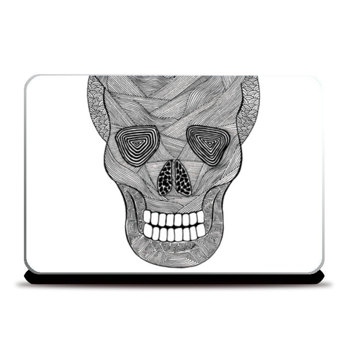 Smiling Skull Laptop Skins| Buy High-Quality Posters and Framed Posters ...