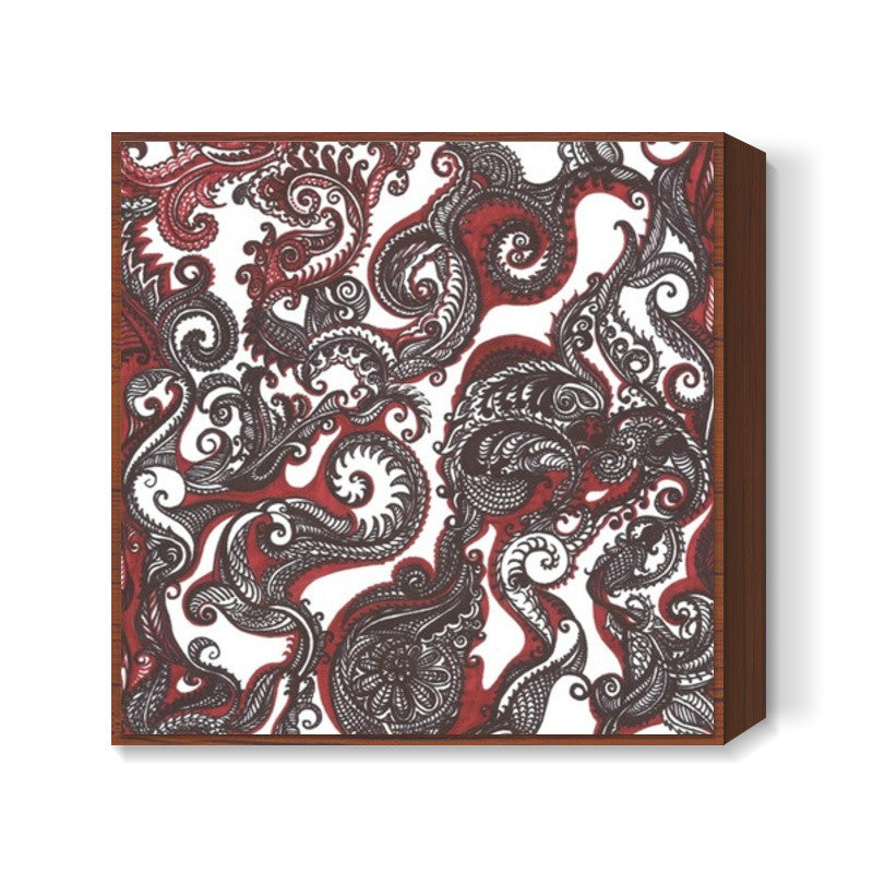 Red and Black Square Art Prints| Buy High-Quality Posters and Framed ...