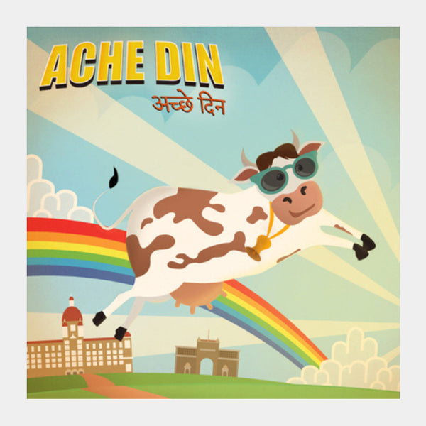 Ache Din Square Art Prints – PosterGully