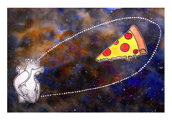 Pizza is bae Wall Art| Buy High-Quality Posters and Framed Posters ...